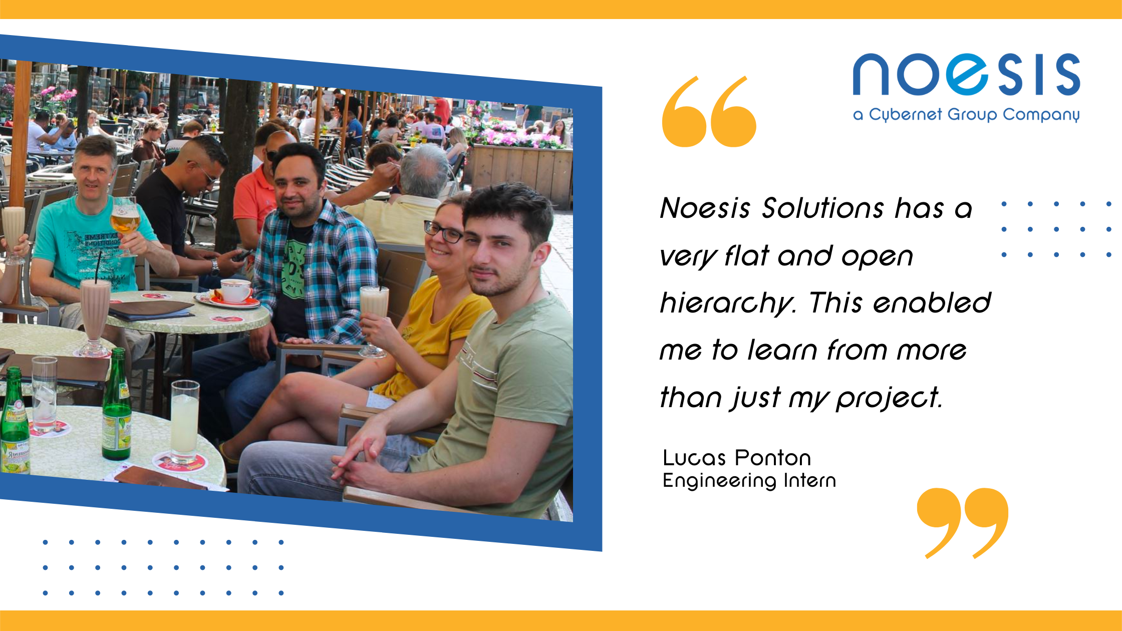 A day in the life of | Noesis Solutions | Noesis Solutions